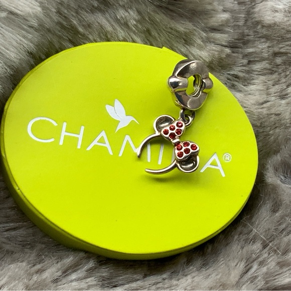 Chamilia | Jewelry | Chamilia Sterling Disney Minnie Mouse Ears Dangle ...